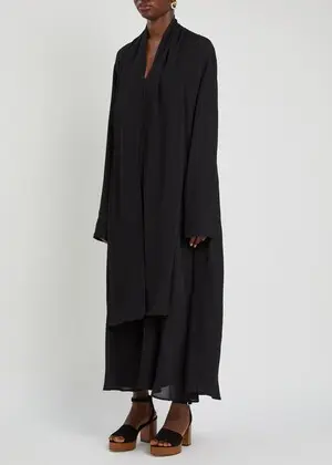 TOTEME Chiffon Maxi Dress With Scarf Detail