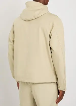 Stone Island Ghost Hooded Cotton-poplin Parka Jacket
