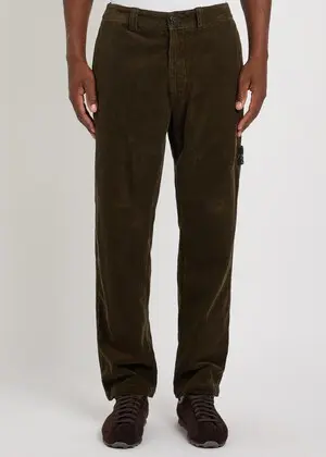 Stone Island Straight-leg Corduroy Trousers