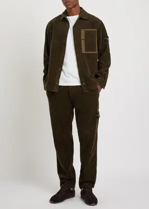 Stone Island Straight-leg Corduroy Trousers