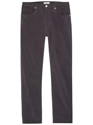 FRAME Modern Straight-leg Twill Jeans - Charcoal