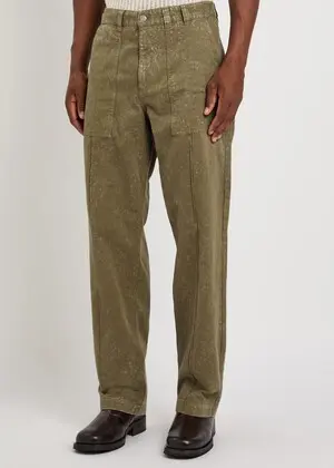 FORET Straight-leg Cotton Trousers