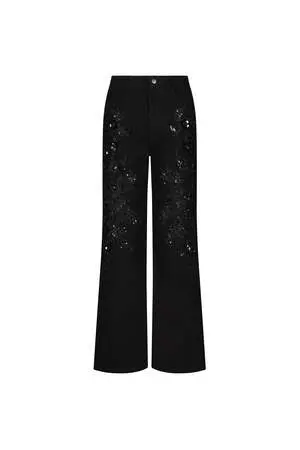 THE NOLI SHOP Stassi Floral Sequin Jean
