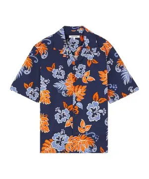 Maison Kitsuné Floral Printed Resort Shirt