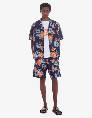 Maison Kitsuné Floral Printed Resort Shirt