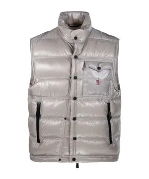 Moncler Nantu Down Gilet - Gray
