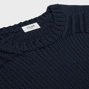 Celine Crewneck Sweater In Cotton
