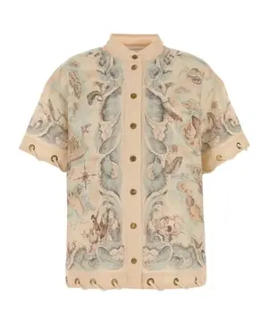 Zimmermann Patterned Short-sleeved Shirt