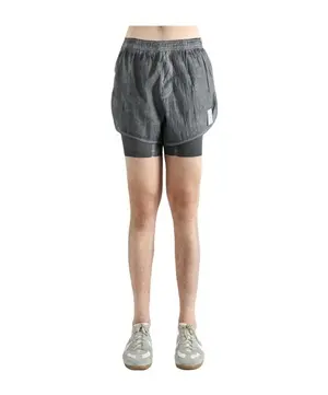 Satisfy Layered Drawstring Shorts