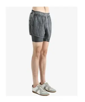 Satisfy Layered Drawstring Shorts