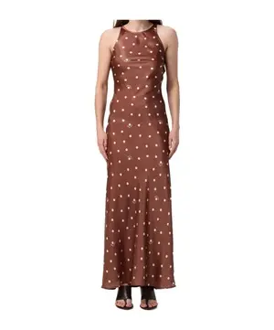 MC2 SAINT BARTH Katy Polka Dot Maxi Dress