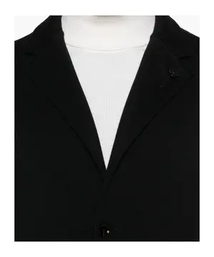 LARDINI Patch-pockets Wool Blazer