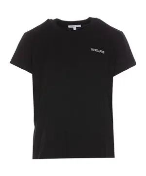 Patrizia Pepe Logo Embroidered Jersey T-shirt