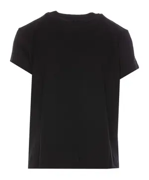 Patrizia Pepe Logo Embroidered Jersey T-shirt