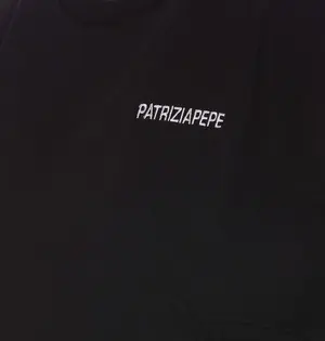 Patrizia Pepe Logo Embroidered Jersey T-shirt