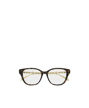 Gucci Embellished Square Frame Glasses - Multicolor