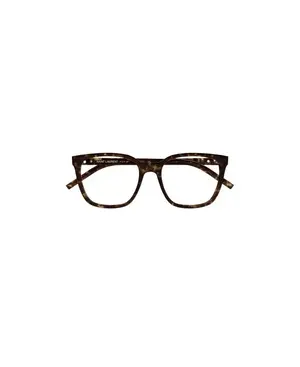 Saint Laurent Square Frame Glasses - Black