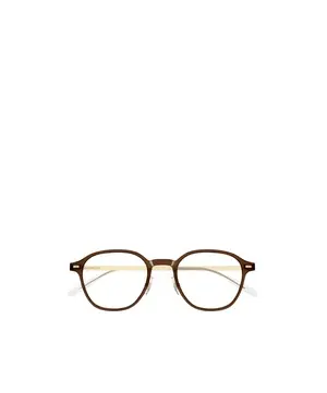 Montblanc Eyewear Square Frame Glasses - Brown