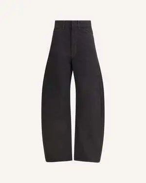 LEMAIRE Barrel Pants - Black