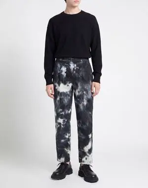 WHITE SAND Pants Slate Size Cotton, Linen, Elastane