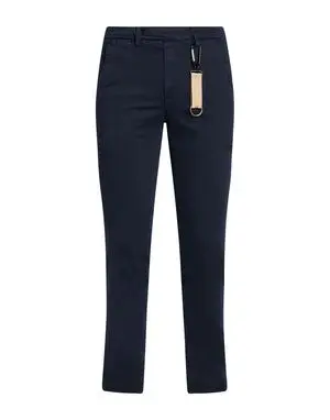 MANUEL RITZ Pants Size Cotton, Elastane - Blue