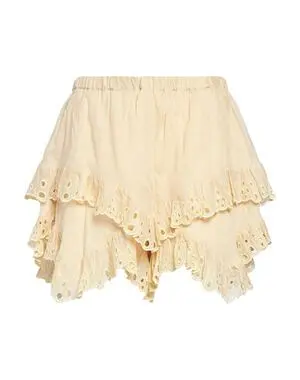 MARANT ETOILE Shorts & Bermuda Shorts Pastel Size Cotton - Yellow