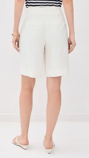 ROWING BLAZERS Linen Tencel Blend Bermuda Trousers