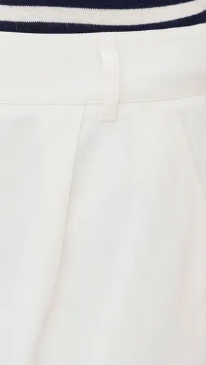 ROWING BLAZERS Linen Tencel Blend Bermuda Trousers