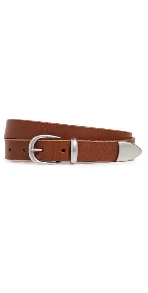 KNICKERBOCKER Western Bridle Leather Belt - Brown