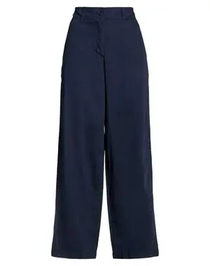 HARMONT & BLAINE Pants Size Cotton, Linen, Elastane - Navy