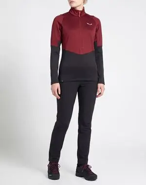 SALEWA Puez Pl T-shirt Burgundy Size Recycled Polyester, Polyester, Elastane
