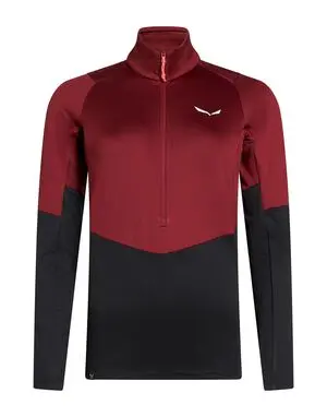 SALEWA Puez Pl T-shirt Burgundy Size Recycled Polyester, Polyester, Elastane