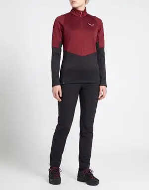 SALEWA Puez Pl T-shirt Burgundy Size Recycled Polyester, Polyester, Elastane