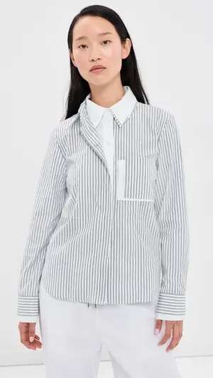 TWP Double Layer Boyfriend Shirt