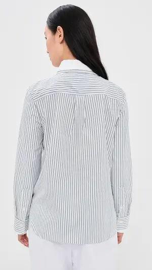TWP Double Layer Boyfriend Shirt