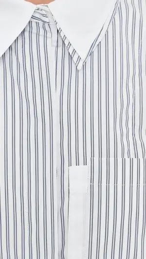 TWP Double Layer Boyfriend Shirt