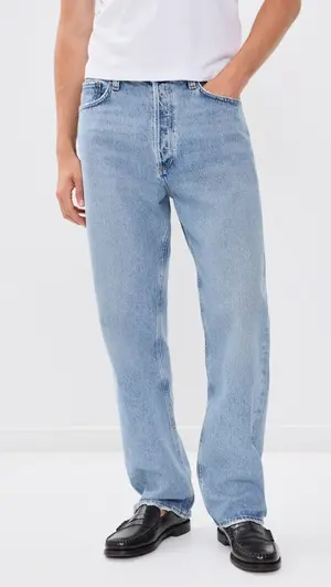 AGOLDE Relaxed Straight Leg Jeans - Force