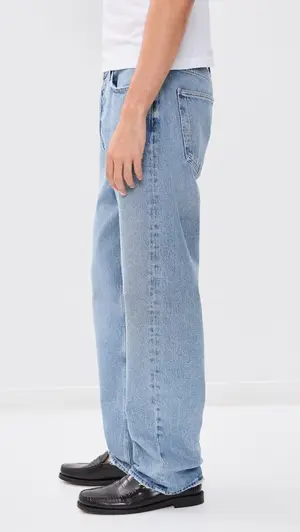 AGOLDE Relaxed Straight Leg Jeans - Force