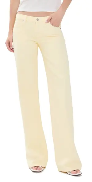 FRAME X Amelia Gray The Gray Jeans - Limoncello