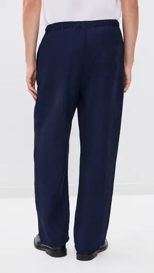 FRAME Drawstring Linen Pants