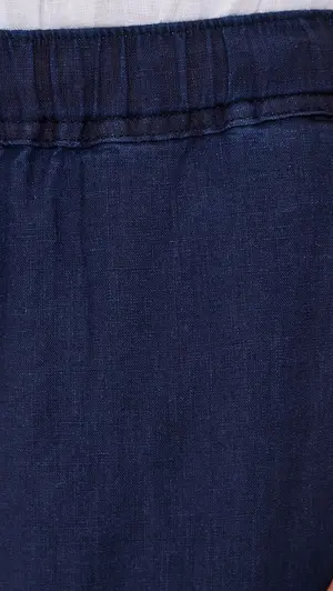 FRAME Drawstring Linen Pants