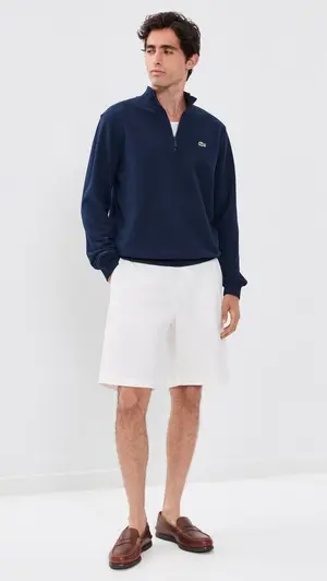 Lacoste Zip Up Sweatshirt