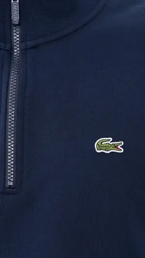 Lacoste Zip Up Sweatshirt