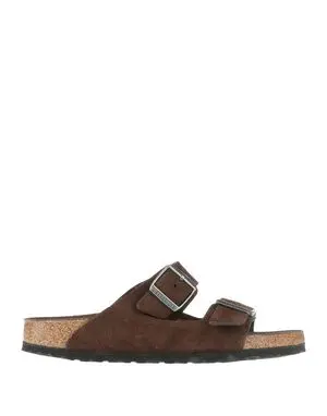 BIRKENSTOCK Sandals Chocolate Size Leather