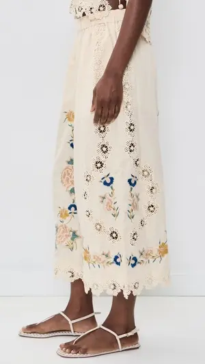 Sea Adonna Embroidered Pants