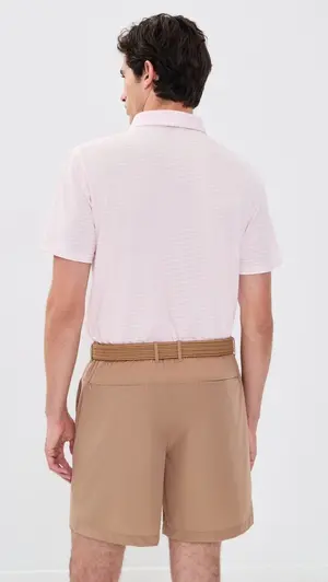 QUIET GOLF Remy Stripe Polo