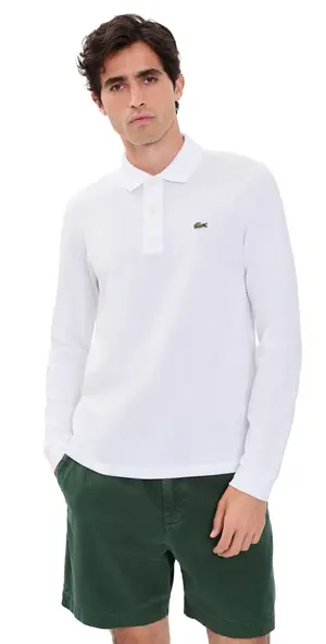 Lacoste Long Sleeve Original Cotton Pique Polo