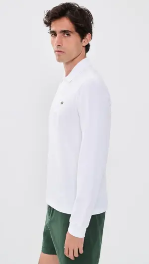Lacoste Long Sleeve Original Cotton Pique Polo