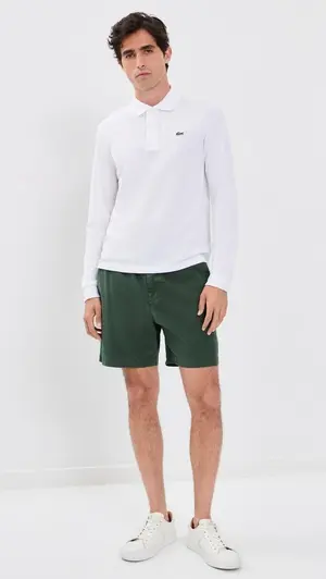 Lacoste Long Sleeve Original Cotton Pique Polo