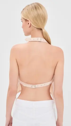 Wardrobe.NYC Clean Backless Halter Top